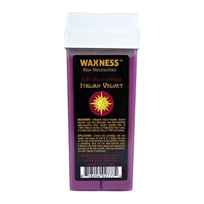 Waxness Polymer Italian Velvet Soft Wax Cartridge 3.38oz Pack of 4