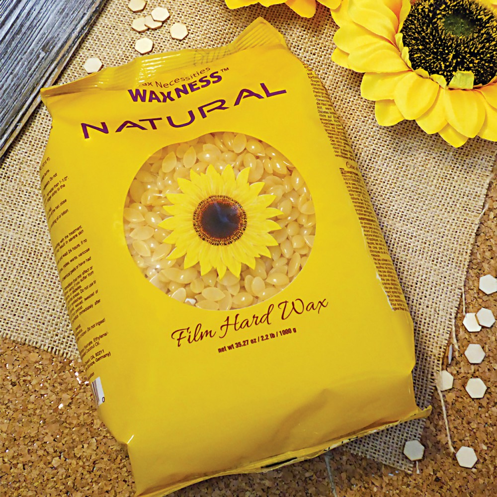 Waxness Natural Film Hard Wax Beads 2.2 Lb / 1 Kg