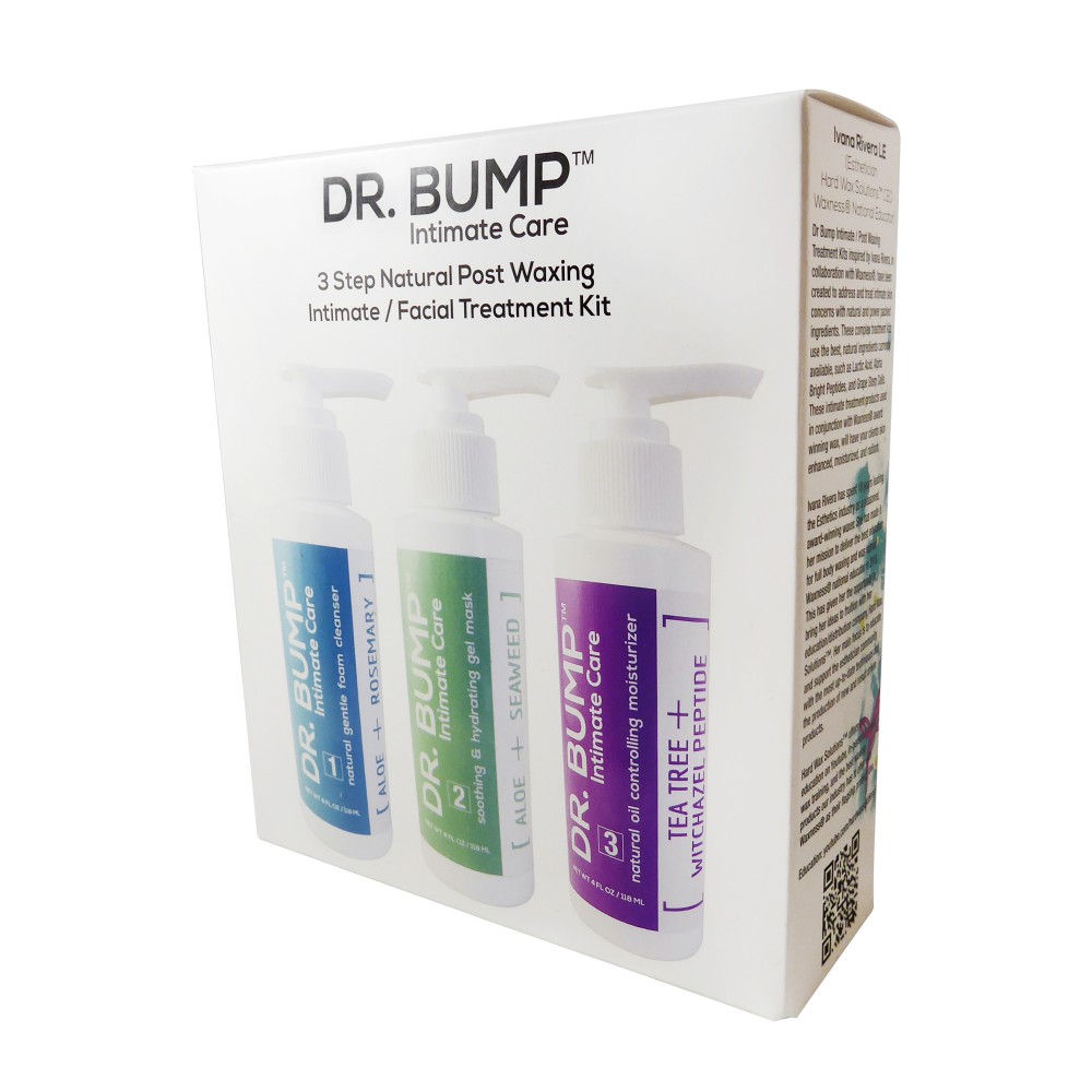 Dr. Bump 3 Step Natural Post Waxing Vajacial Intimate / Facial ...