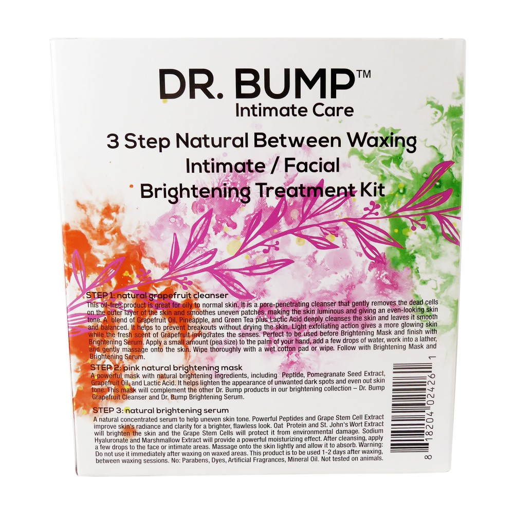 Dr. Bump 3 Step Natural Between Waxing Vajacial Intimate / Facial ...