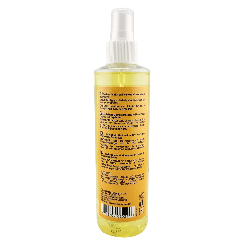 Waxness Post Waxing Oil Lemon Scented 8.45 oz 250 ml