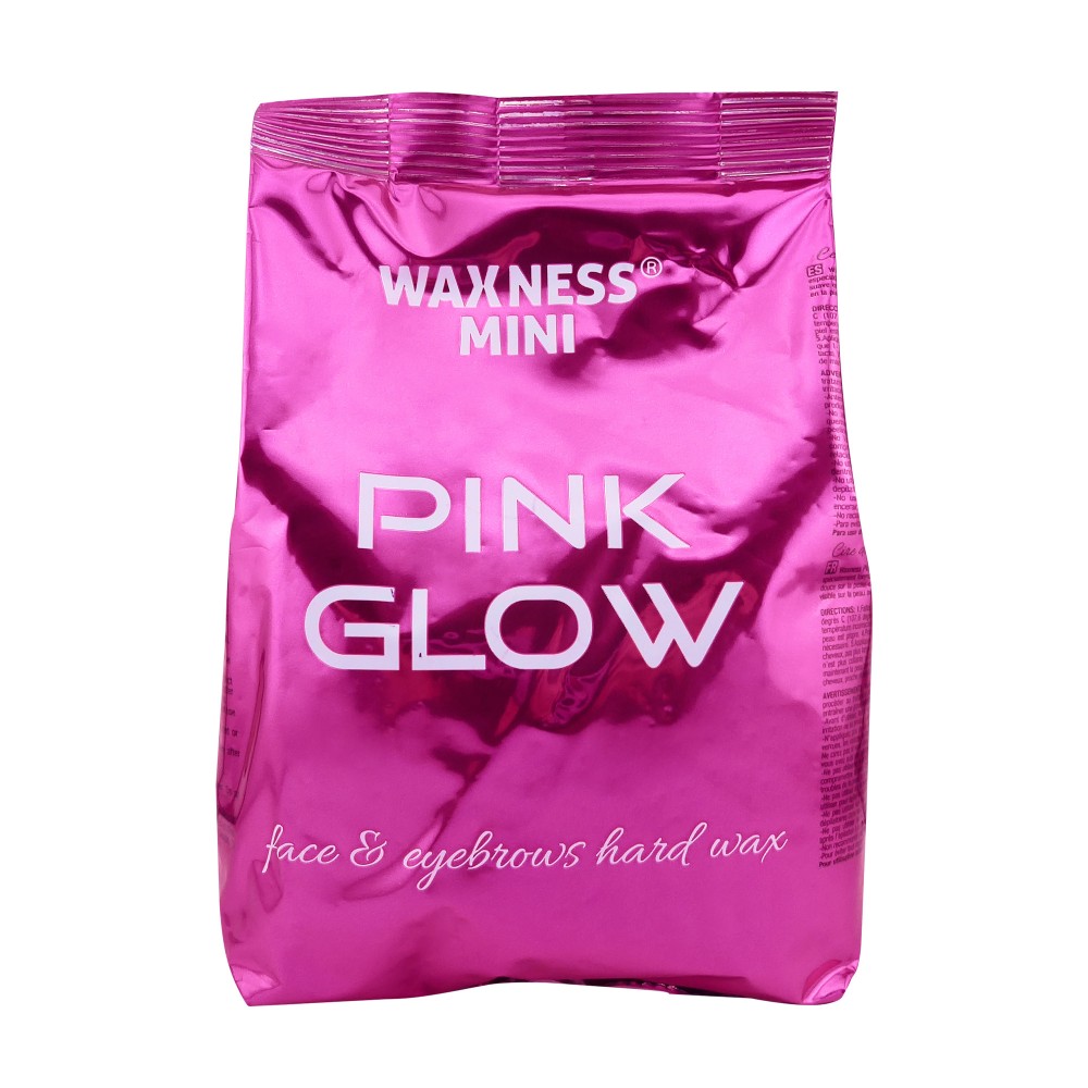 Face / Eyebrows Waxing Kit with Mini W-Cube Metallic Fuchsia with ...