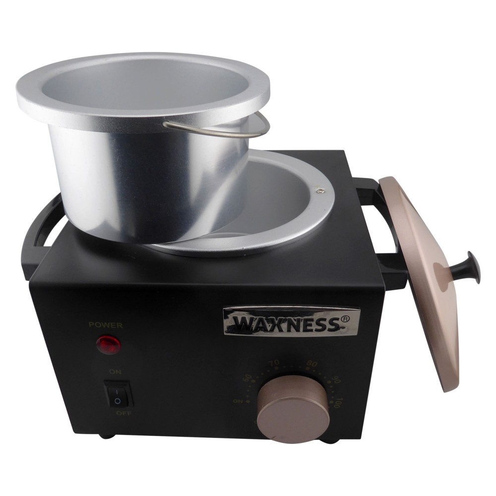 Waxness Professional Wax Warmer WN-5001 Black Elite-Series Holds 16 Oz 5 Years Warranty