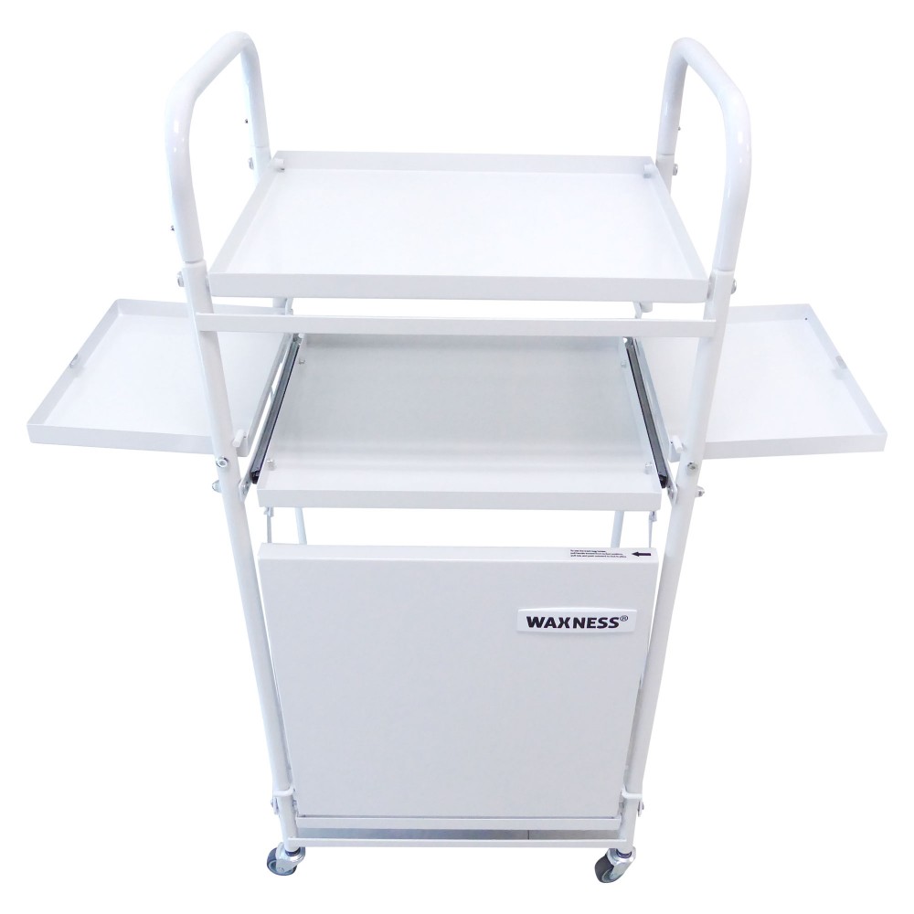 Foldable Waxing Trolley Fully Equiped with Warmer and Supplies