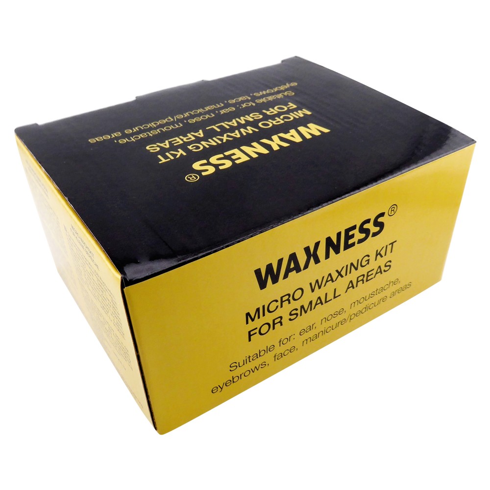 Micro Waxing Kit with Warmer and Small Bag 3.5 Oz of Russian Pearl hard ...