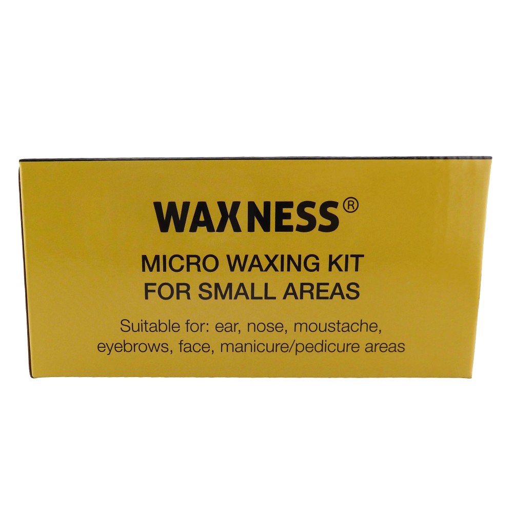 Micro Waxing Kit with Warmer and Small Bag 3.5 Oz of Russian Pearl hard ...